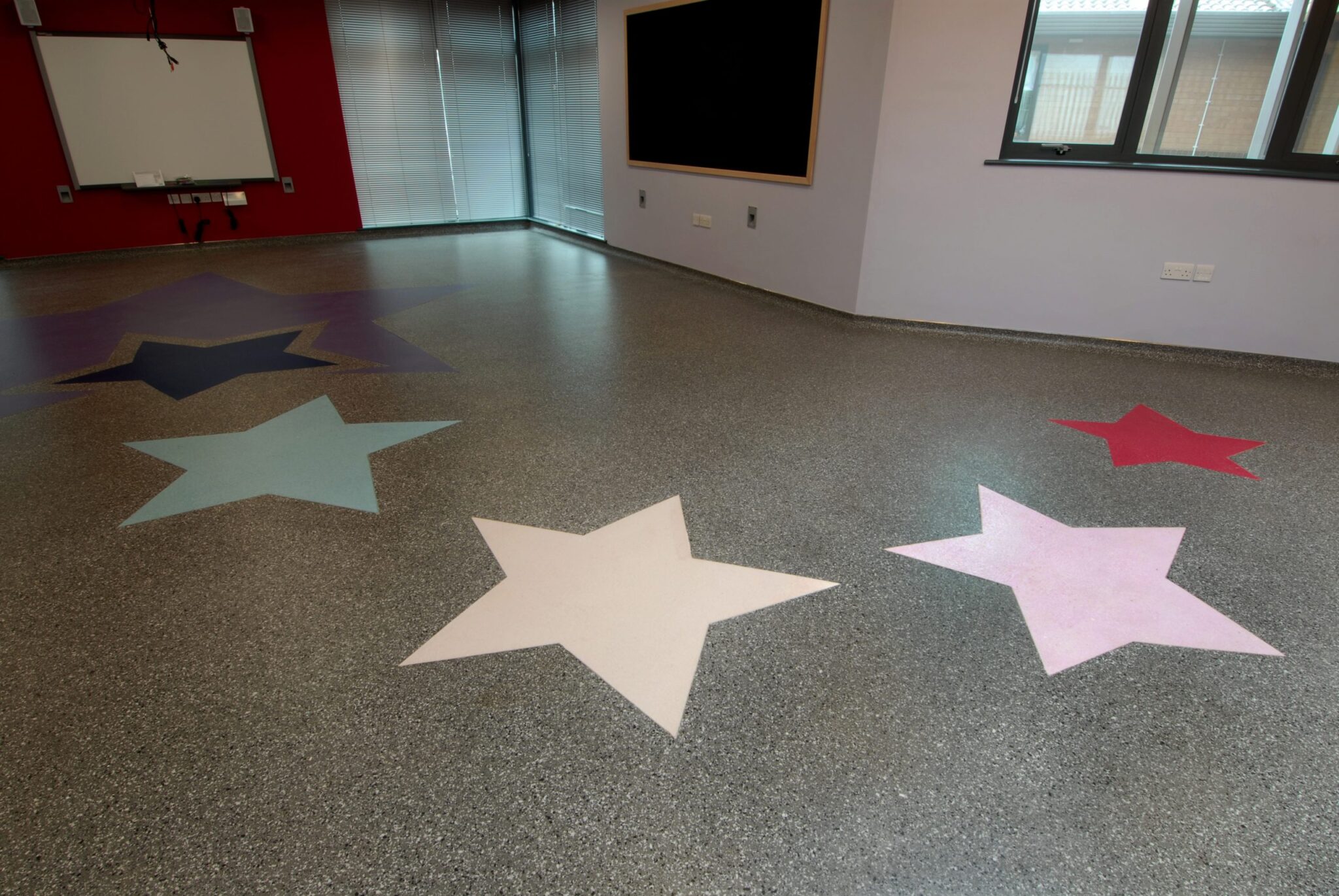 A creative masterpiece - star featured durable flooring