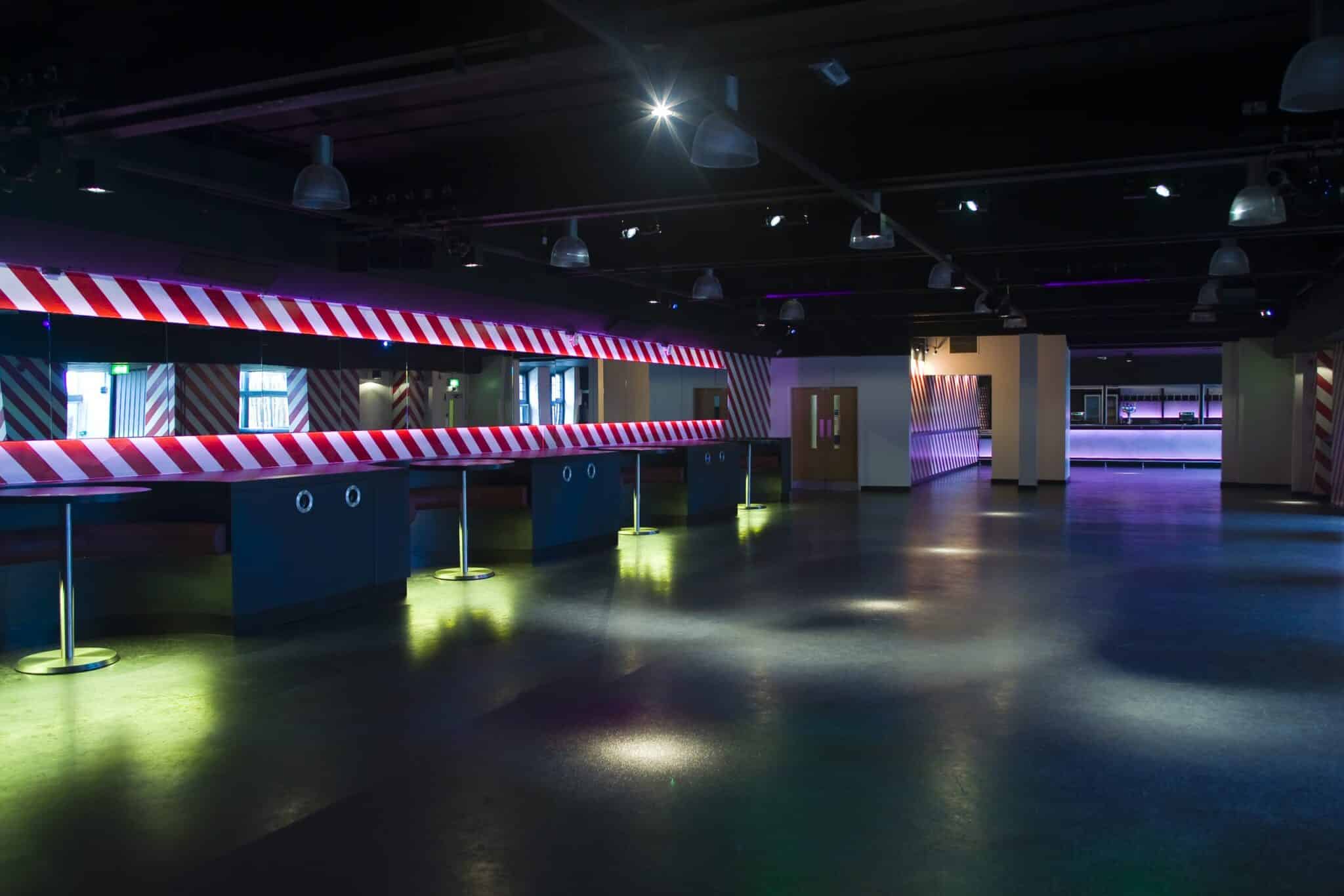 Resin Patterns for Student Union Nightclub flooring | Case Study