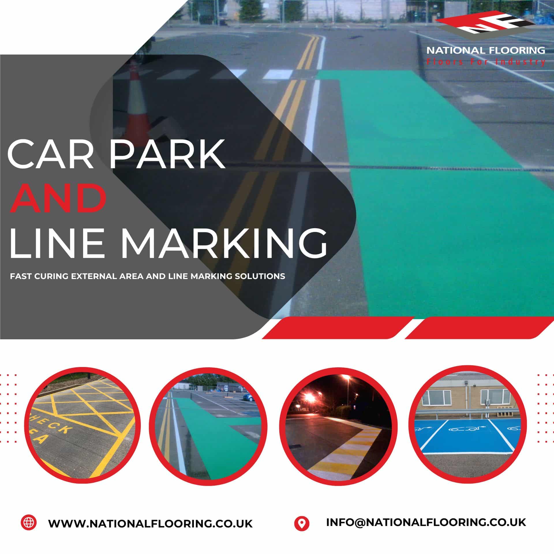 Create striking and safe car park marking and flooring solutions